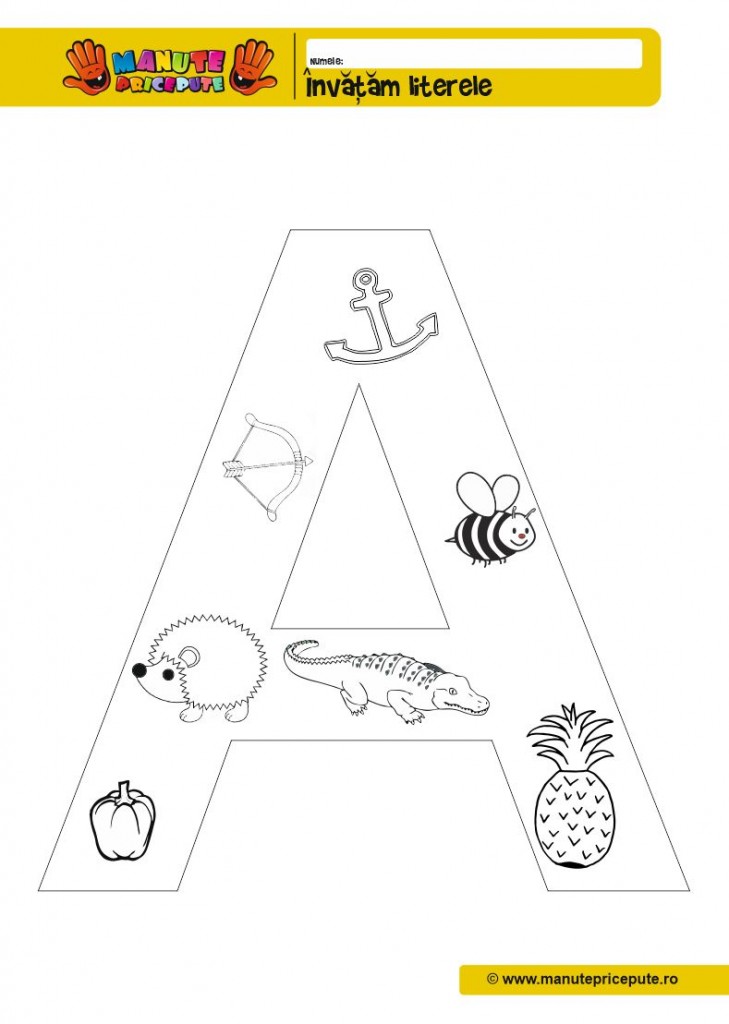 Manute Pricepute - Fise de lucru - Litera A