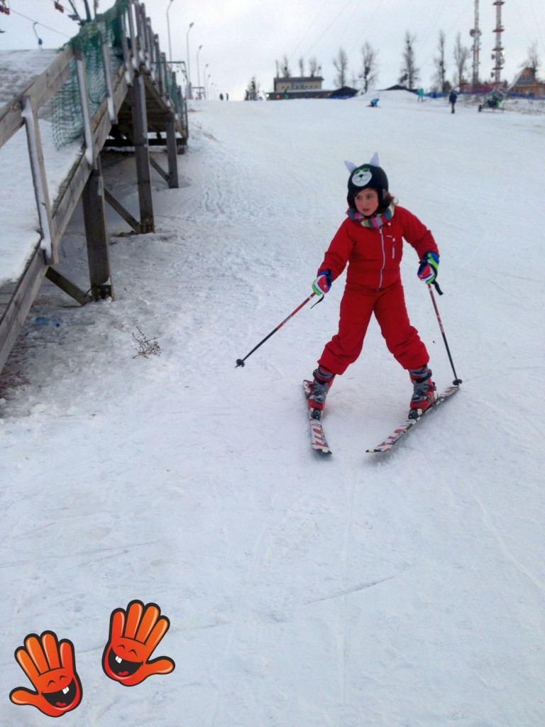 Cum este la schi pe pârtia de la Feleacu? - Manute Pricepute